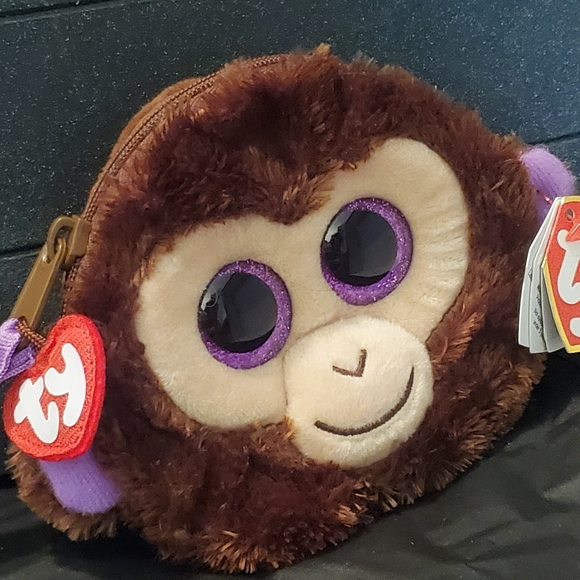 Ty | Accessories | Ty Gear The Monkey Zipper Pouch | Poshmark